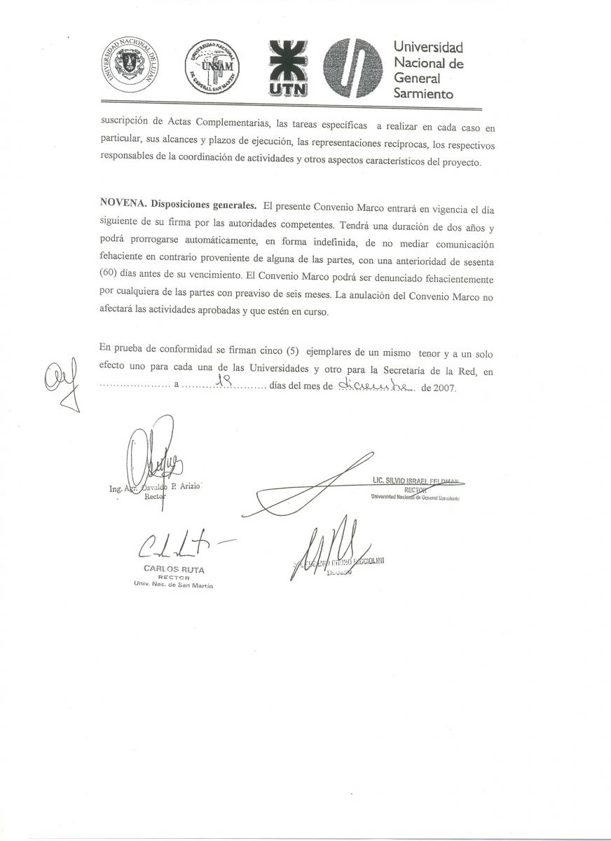 Actas Complementarias | Unidesarrollo